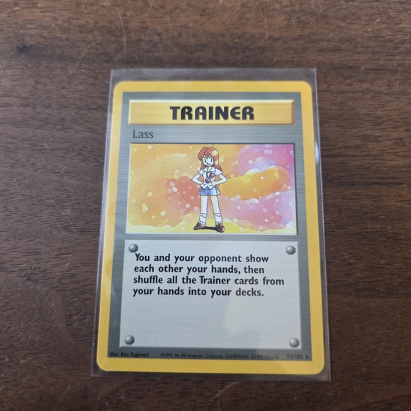 Pokemon | Toys | Vintage Pokemon Lass 999200 75 Pokemon Base Set ...